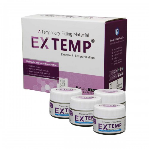 خمیر پانسمان 4 عددی - EXTEMP Temporary Filling